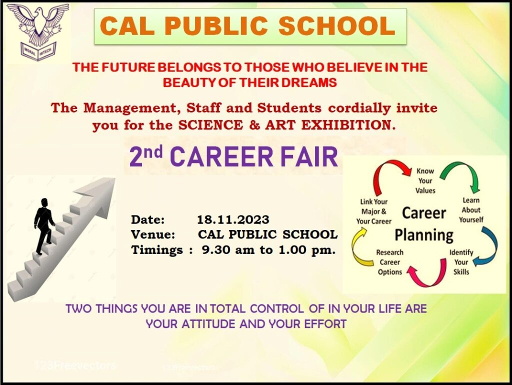 Career Fair and Science Exhibition Invitation!!!! – Cal Public School