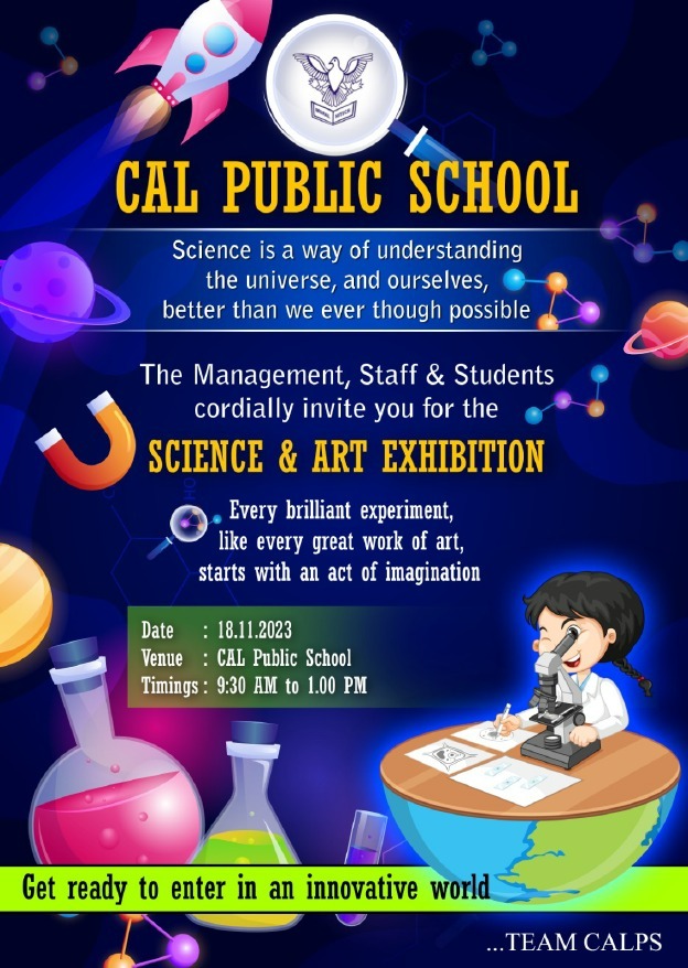 Career Fair and Science Exhibition Invitation!!!! – Cal Public School